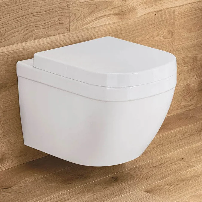 Grohe Euro Rimless Wall Hung Toilet with Soft Close Seat + FREE ...
