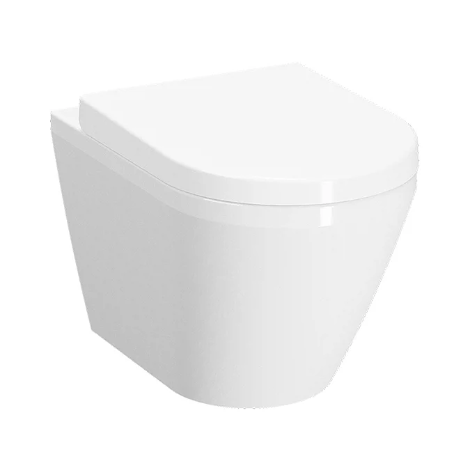 VitrA Integra Wall Hung Toilet + Soft Close Seat - Bath Head