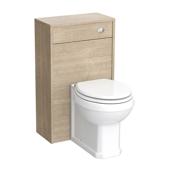 York Traditional Wood Finish BTW WC Unit with Pan & Top-Fixing Seat ...
