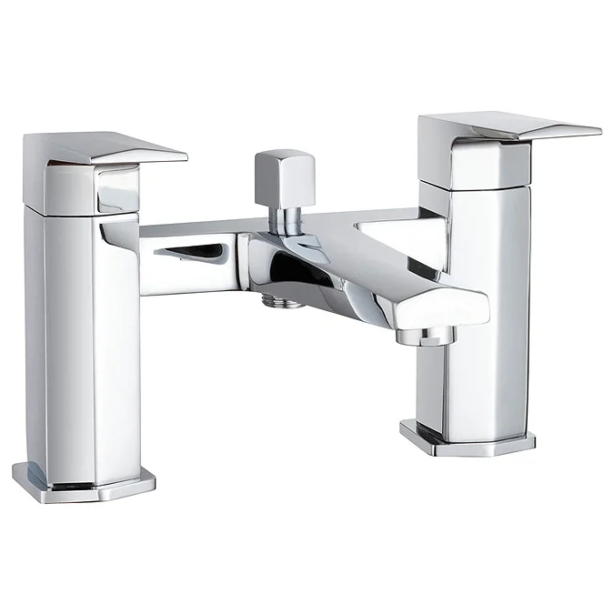Hudson Reed Hardy Bath Shower Mixer with Shower Kit & Wall Bracket ...