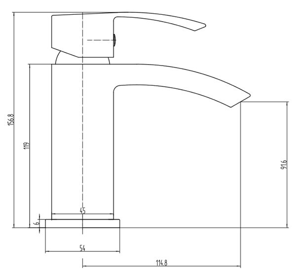 Summit Modern Tap Package (Bath + Basin Tap) - Bath Head