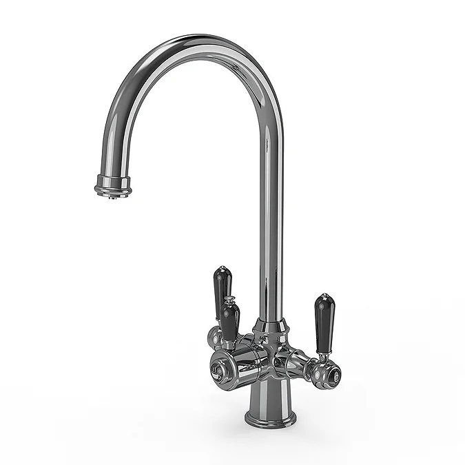 Bower 3-in-1 Instant Boiling Water Tap – Black Lever Traditional ...