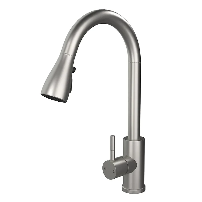 Venice Modern Kitchen Mixer Tap with Swivel Spout & Pull Out Spray ...